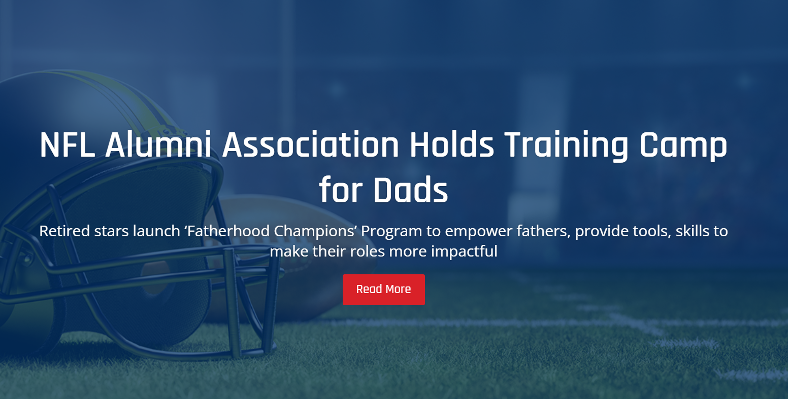 NFL Alumni Fatherhood Champions Press Releases